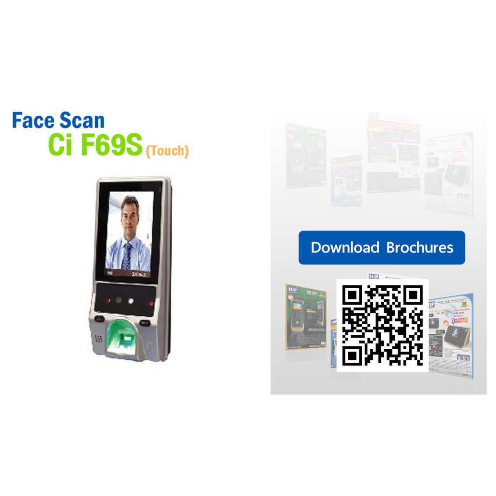 เครื่องสแกนใบหน้า HIP CiF69S Touch | Shopee Thailand