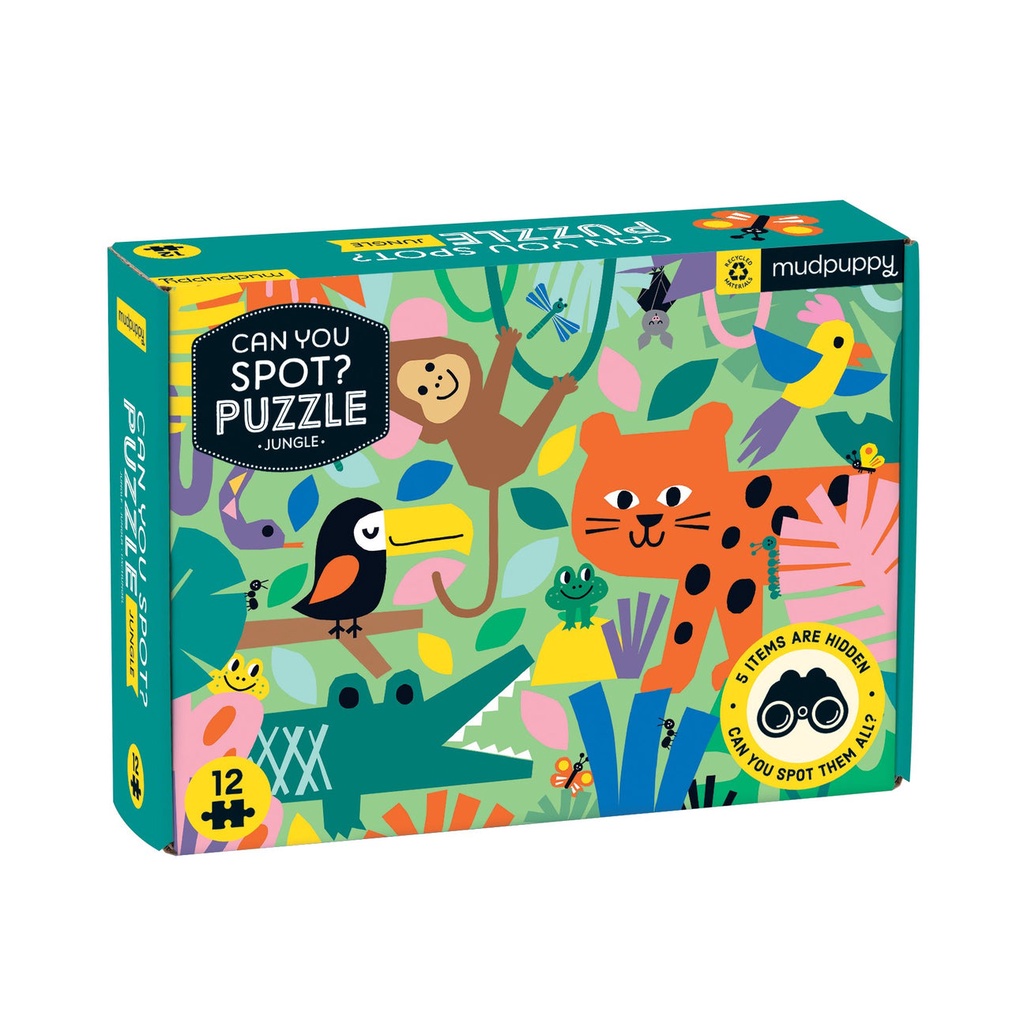 Can You Spot? Puzzle จิ๊กซอว์ซ่อนหา สำหรับเด็กเล็ก ลาย Jungle | Shopee ...