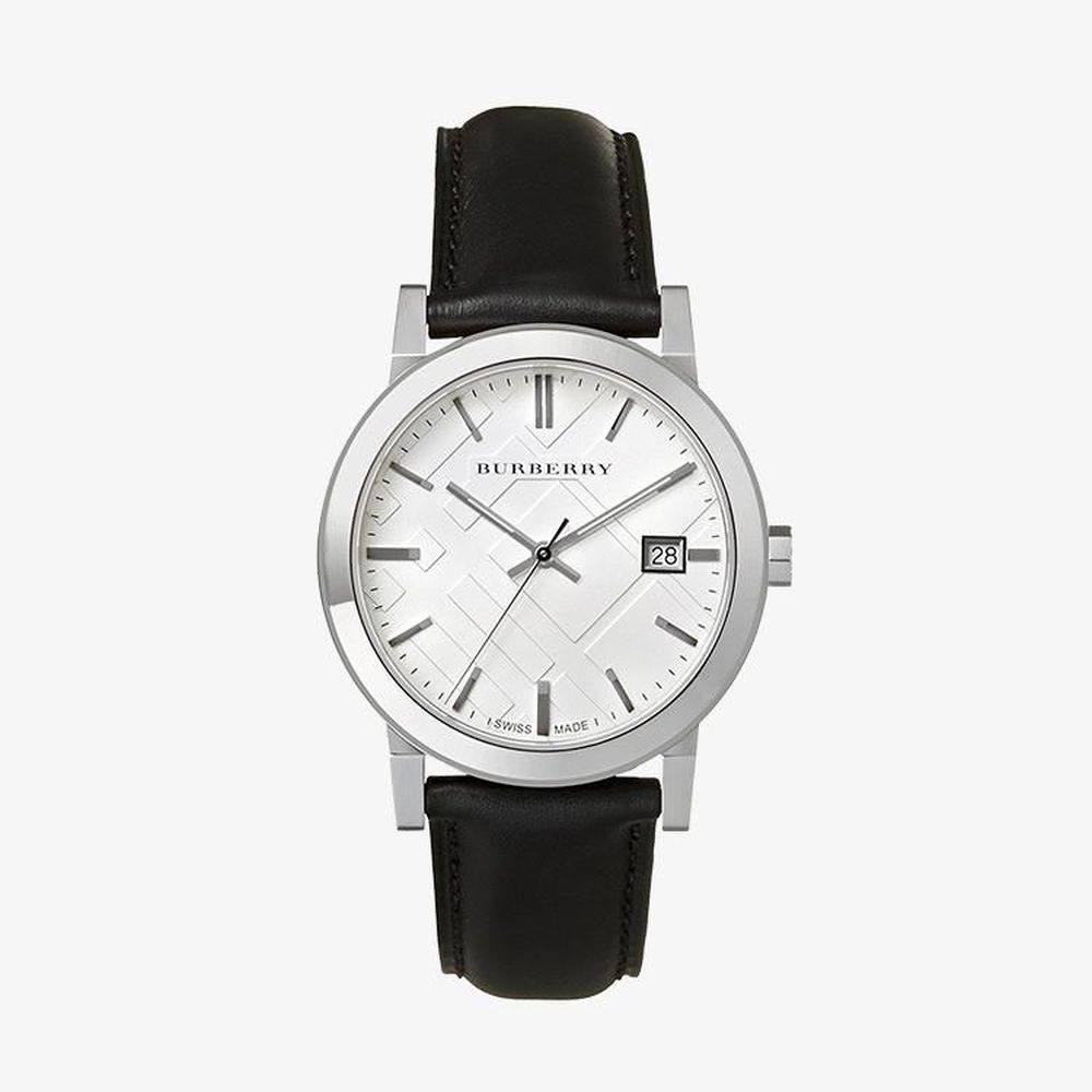 Burberry นาฬิกาข้อมือผู้ชาย The City White Dial Black รุ่น BU9008 ...