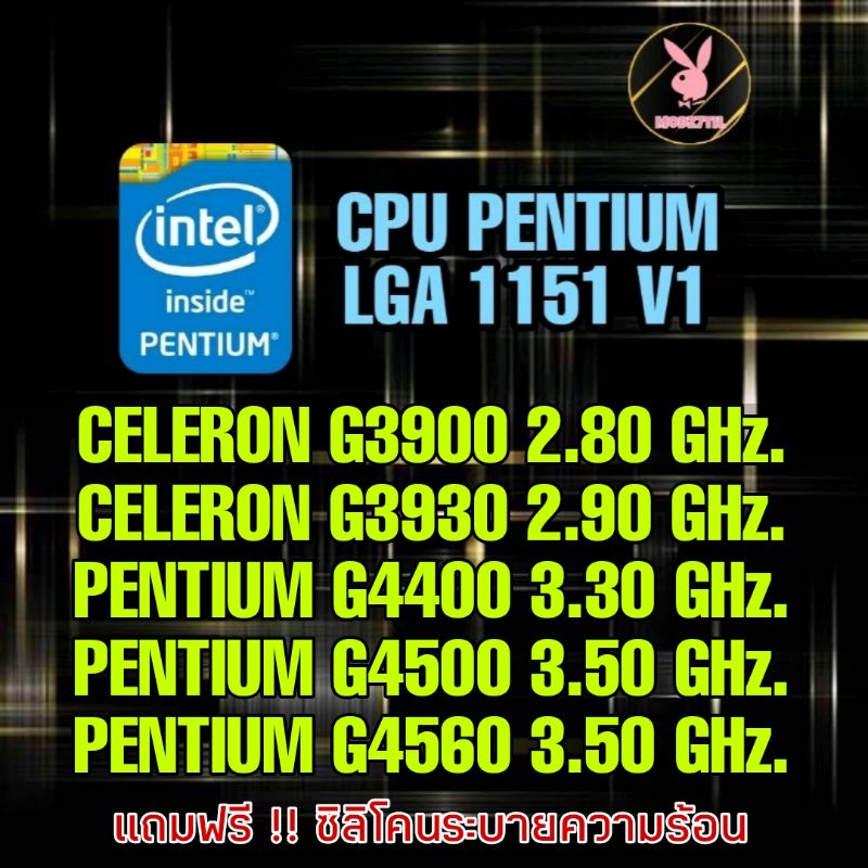 (ร้านในไทย) CPU LGA 1151 PENTIUM G4400/G4560 ** ส่งไว 100% ** | Shopee Thailand