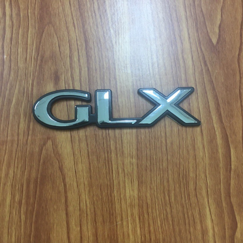 โลโก้* GLX สีเงินขอบดำ ขนาด* 2.5 x 10.2 cm | Shopee Thailand