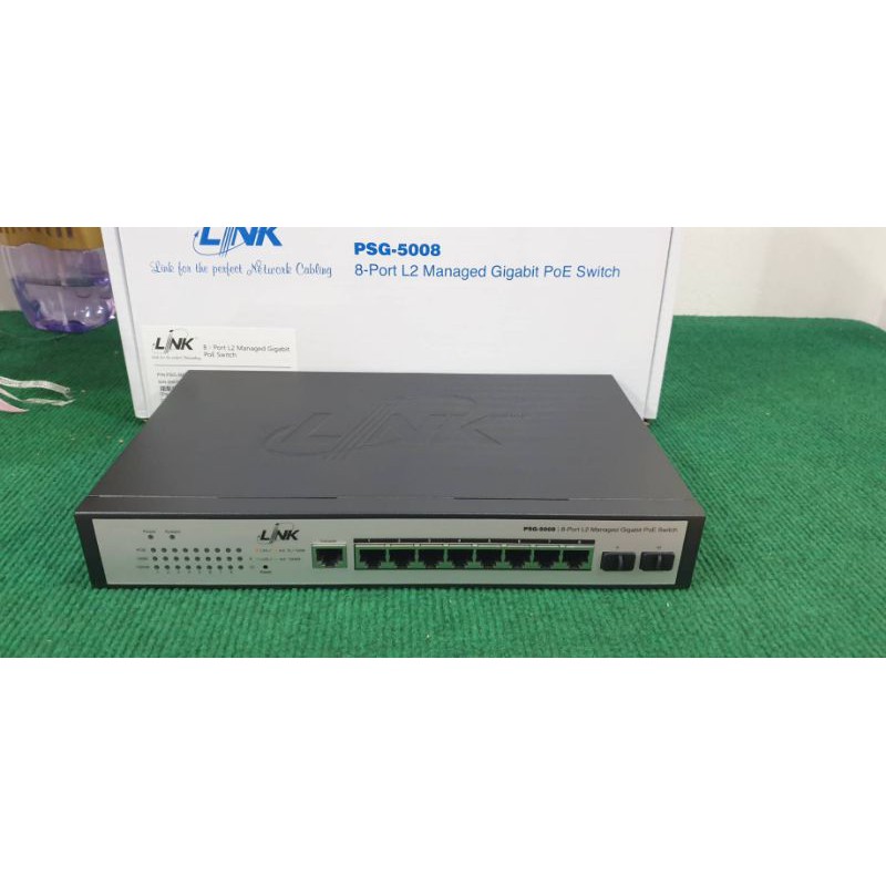 Switch Hub POE 8 port +uplink 1port LINK | Shopee Thailand
