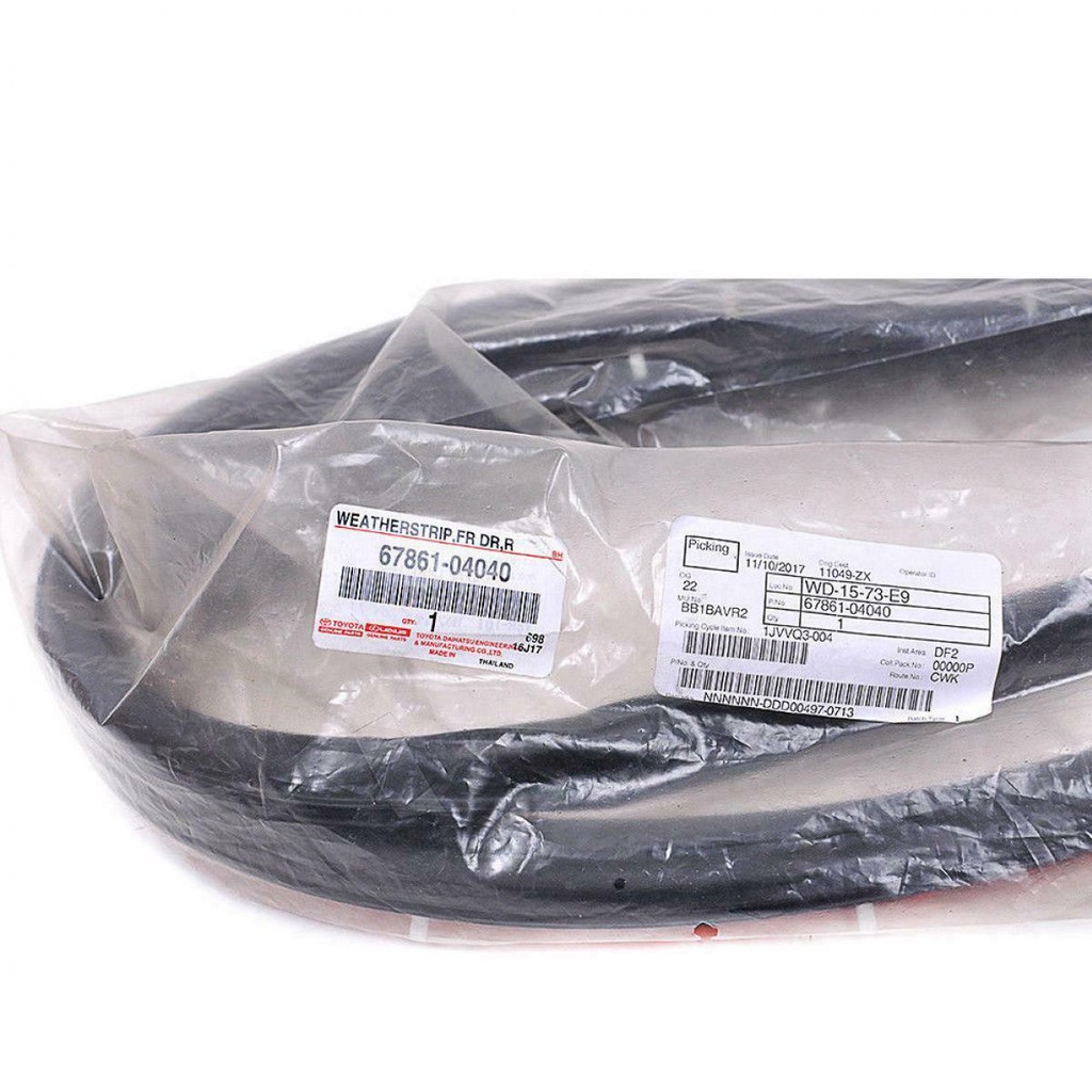 ยางประตูหน้า Toyota TIGER 4 DOOR (67861-04040/67862-04040) แท้ห้าง ...