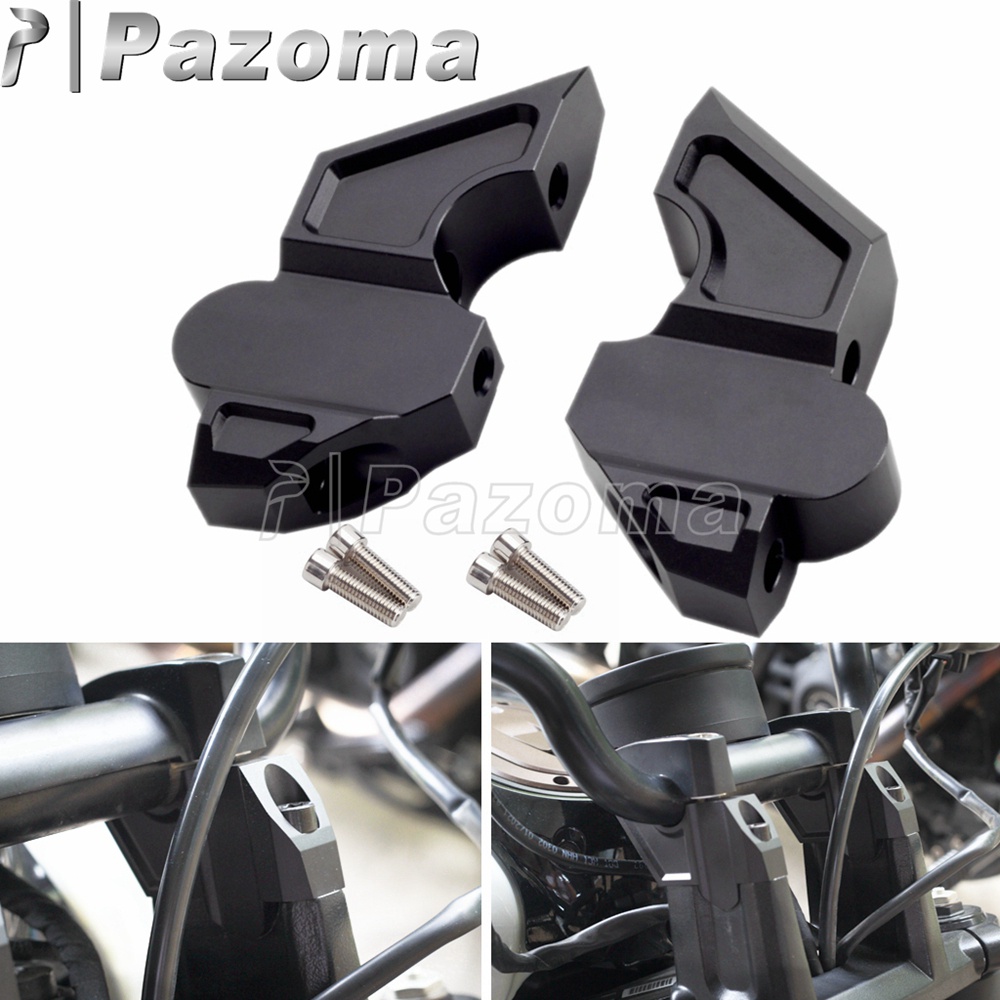 PA CNC Intelhandle Risers Bar Handlebar Clamp Mount V6 Harley Sportster ...