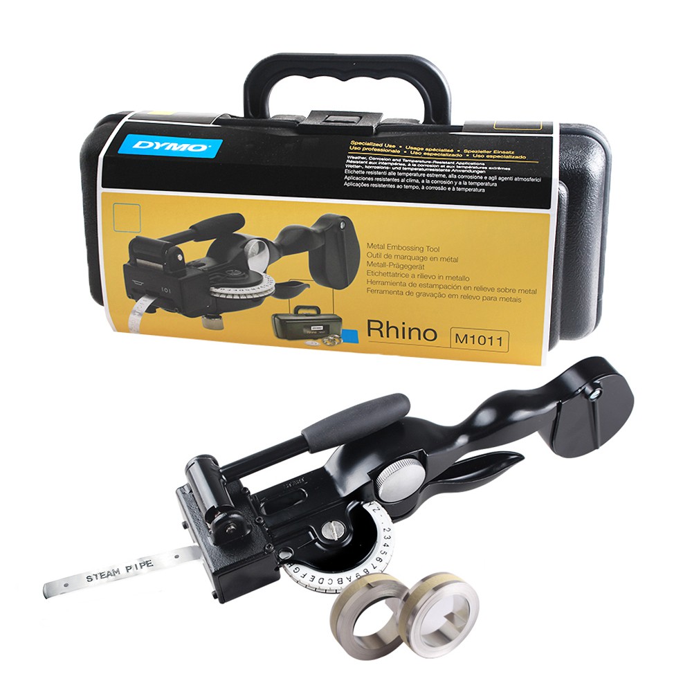 Dymo M1011 เครื่องปริ้นท์ฉลากโลหะ ลายนูน สําหรับ Dymo 3D 35800 31000 ...