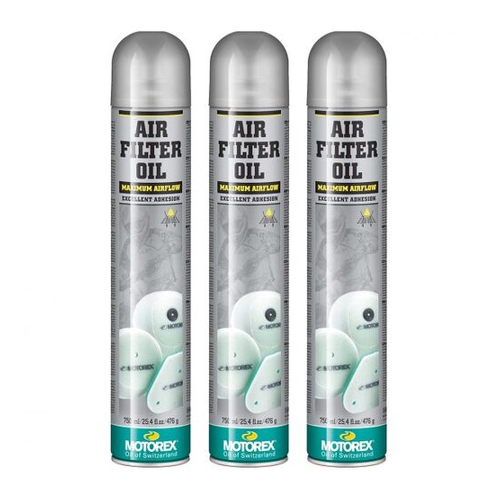 สเปรย์เคลือบกรองอากาศ Motorex Air Filter Oil Spray (750ml.) | Shopee ...