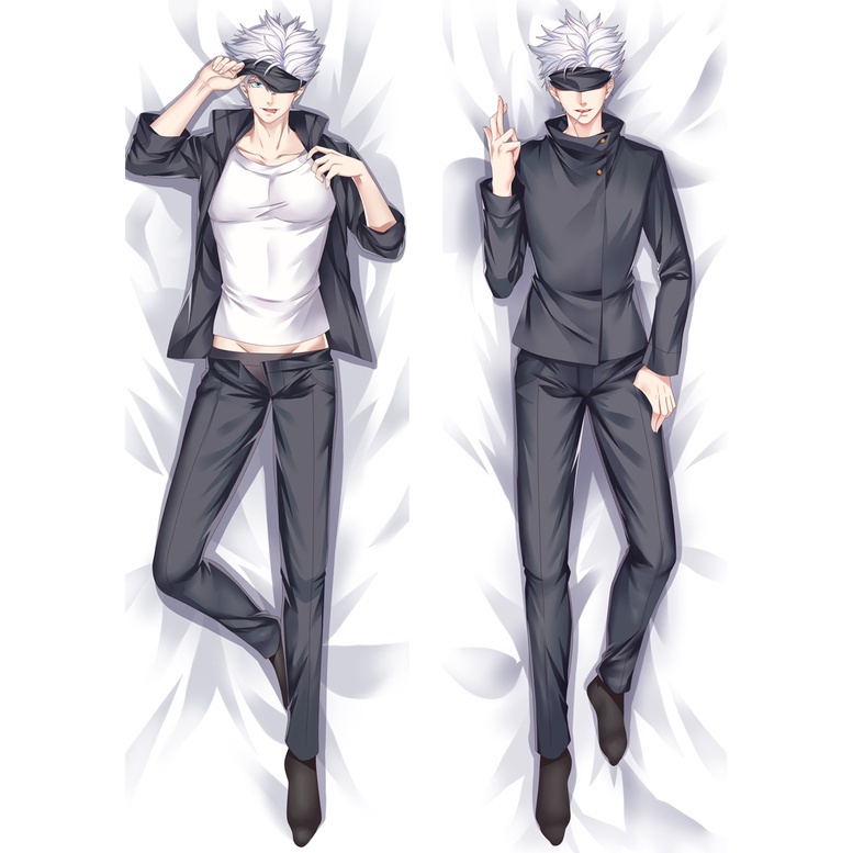 [พร้อมส่ง] ปลอกหมอน ลายอนิเมะ Peach Skin Otaku Men Character Gojo ...