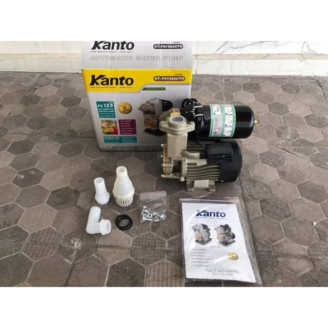 KANTO ปั๊มน้ำอัตโนมัติ PS-125 แคนโต้ ใบพัดทองเหลือง 370 วัตต์ ปั้มน้ำ ...
