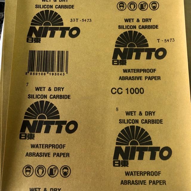 กระดาษทราย น้ำ/แห้ง Nitto เกรดA ครบทุกเบอร์ กระดาษทรายน้ำ กระดาษทราย ขัดเหล็ก ขัดไม้ ขัดปูน ...