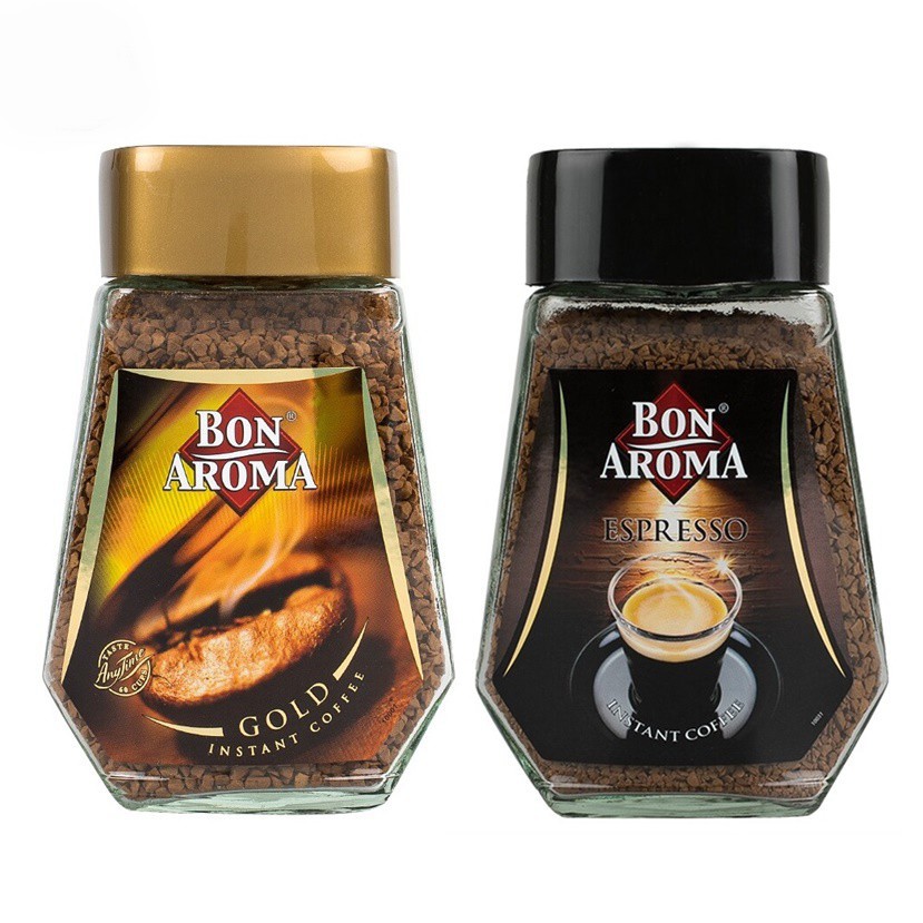 Bon Aroma instant Coffee กาแฟสำเร็จรูป บอนอโรม่า กาแฟ ขวด 100g | Shopee ...