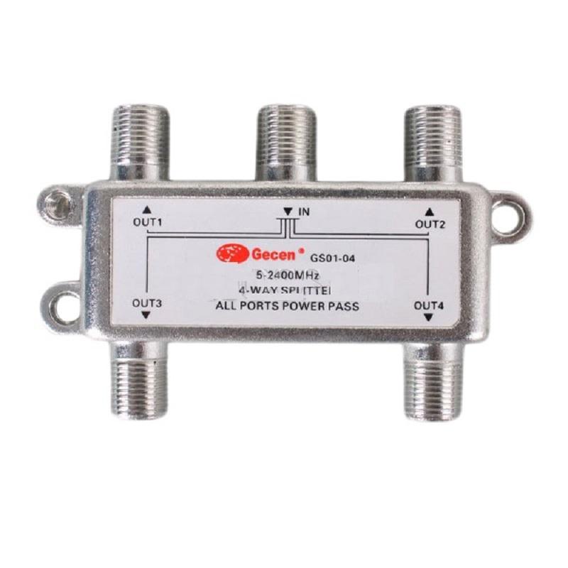 Mastersat Splitter 4 ways ตัวแยก 4 จุด ทีวีดิจิตอล หรือ จานดาวเทียม All ...