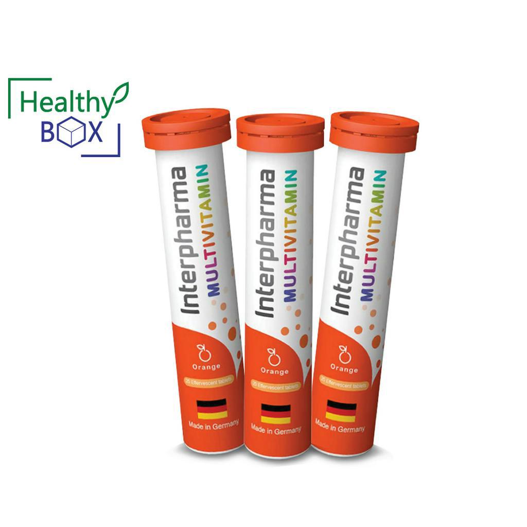 แพ็ค 3 หลอด Interpharma Multivitamin 20 เม็ด (สีส้ม) (V) | Shopee Thailand