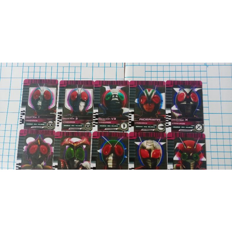 การ์ดโม Kamen raider Decade (Showa 15 Raiders) | Shopee Thailand