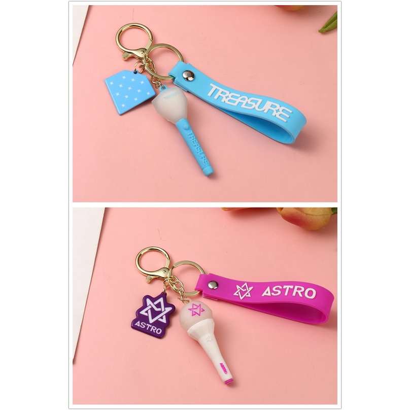 พวงกุญแจ จี้ซิลิโคน รูปไอดอล ASTRO TREASURE mini light stick Haruto Yoshi MJ Cha Eunwoo Idol สาม ...