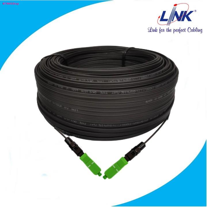 สายไฟเบอร์ออฟติก Fiber Optic Single Mode 1 Core มีสลิง SC-SC(UPC) สีฟ้า ...