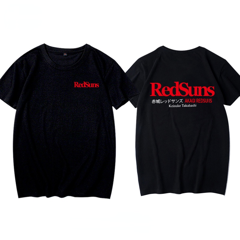 เสื้อยืดแขนสั้น พิมพ์ลาย Initial D Red Sun Chicheng Team Redsuns ...