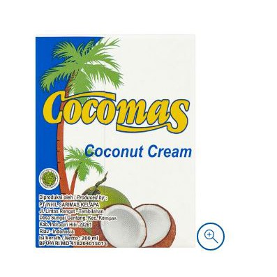 Cocomas โคโคนัทครีม 5 x 200 มล (สินค้านำเข้าจากมาเลย์) | Shopee Thailand