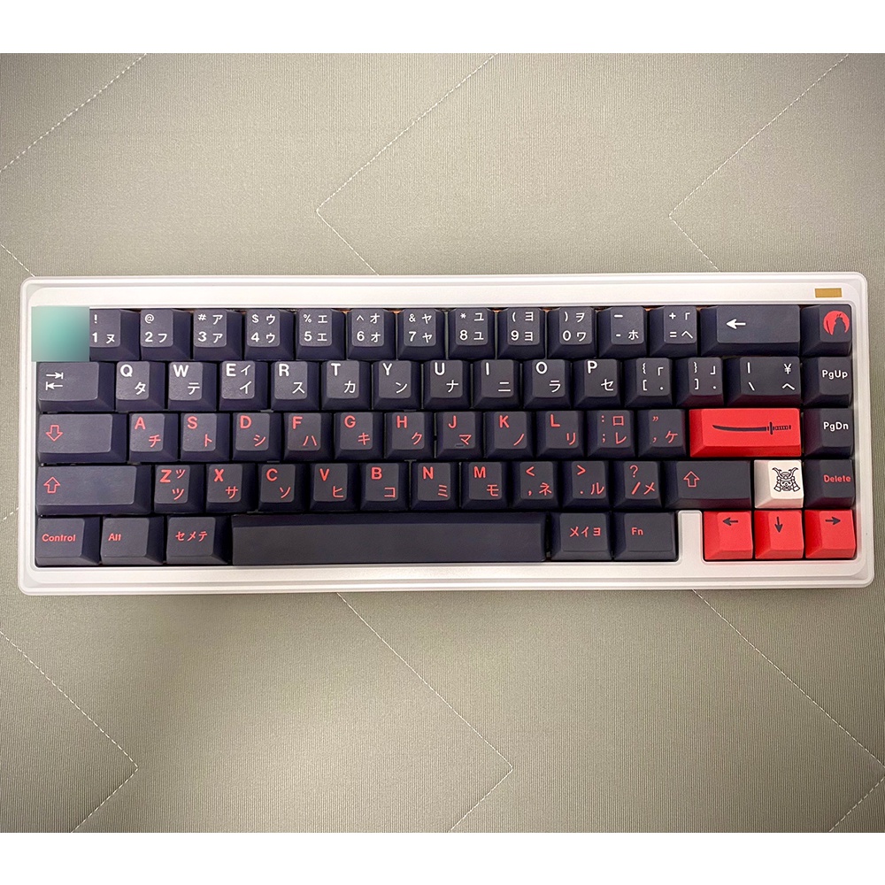 GMK Bushido keycaps cherry profile DYE-SUB pbt keycap 137 keys 64/68/87 ...