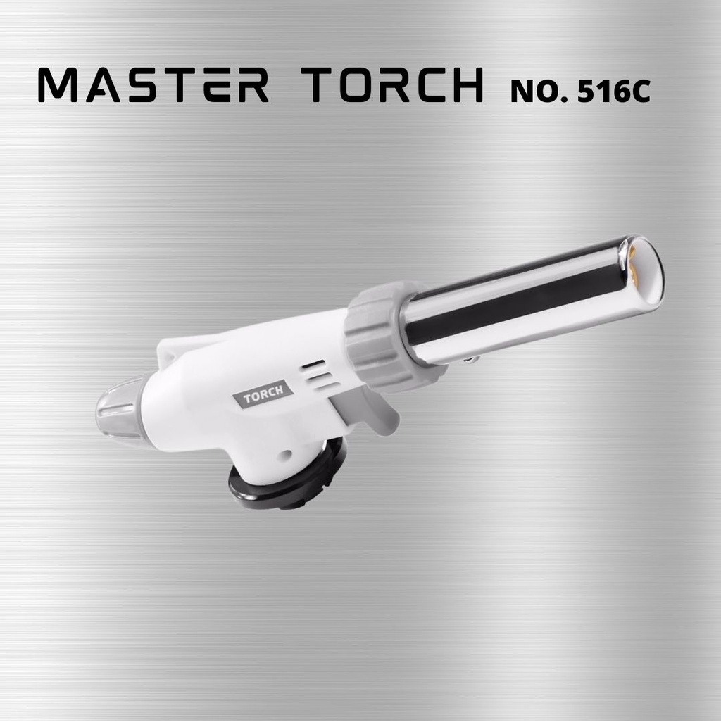 หัวพ่นไฟ หัวพ่นแก๊ส MASTER TORCH รุ่น 516 C ปรับระดับได้ ให้ความร้อนเปลวไฟถึง 1,300 ℃ | Shopee ...