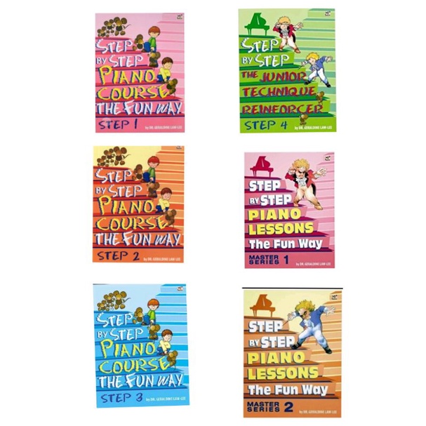RHYTHM MP STEP BY STEP PIANO BOOK COURSE THE FUN WAY STEP1,2,3,4 ...