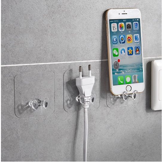 😍พร้อมส่ง กรุงเทพฯ😍ที่แขวน เก็บของ ตะขอ เก็บสายไฟ สายเคเบิ้ล usb แบบติด ...