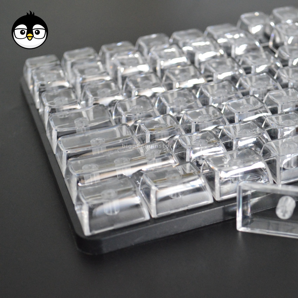 [โค้ดคุ้มลด 20%] Crystal Keycap 128 key คีย์แคป ใส คีย์แคปโปร่งแสง ...