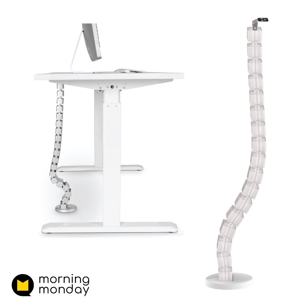 กระดูกงูร้อยสายไฟ, รางร้อยสายไฟ โต๊ะทำงาน Cable riser, Snake Spine ...