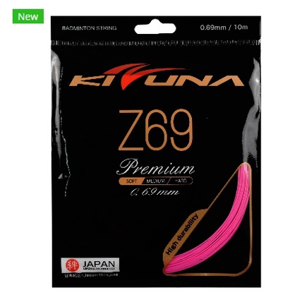 เอ็นแบดมินตันเส้นใหญ่ทนทาน KIZUNA-Z69 PREMIUM / BADMINTON STRING (MADE ...
