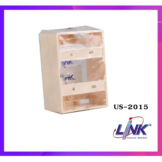 LINK US-2015 Plastic WALL BOX 2 X 4 in. (ลึก 38 mm.) | Shopee Thailand