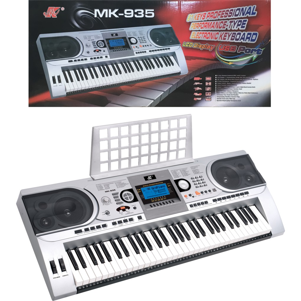 คีย์บอร์ด MK-935 61 keys USB 2คันโยก with Touching | Shopee Thailand