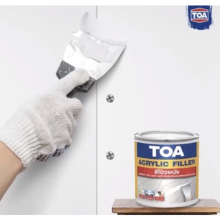 TOA ACRYLIC FILLER สีโป้วผนังปูน สีโป้วปูน อะคริลิค ฟิลเลอร์ (ขนาด 1GL ...