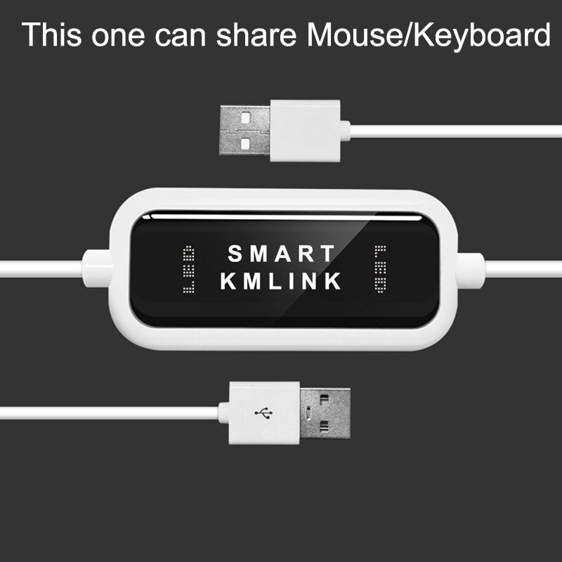 Usb 2.0 Smart KM Link PC To PC คีย์บอร์ดเมาส์ Share Sync Data Link การเชื่อมต่อสาย 2 คอมพิวเตอร์ ...