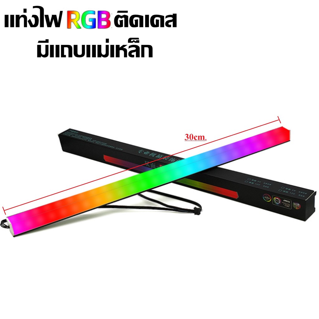 ROG RGB Set ชุดแต่งคอมครบเซ็ท พัดลมRGB3ตัว+ค้ำการ์ดจอRGB ROG+แท่งไฟRGB ...