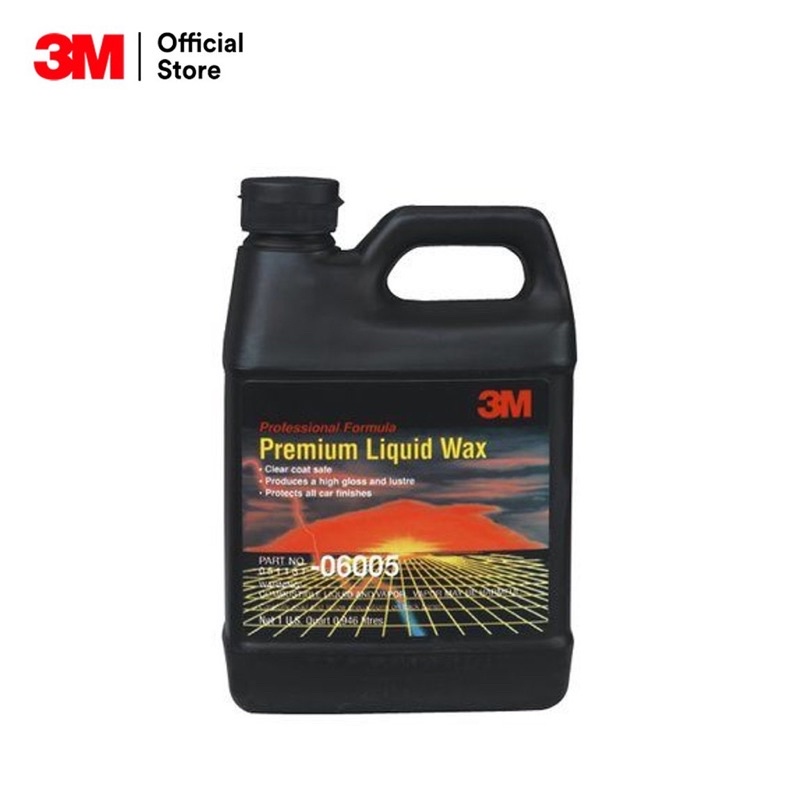3M 06005 Premium Liquid Wax 3เอ็ม น้ำยาเคลือบรถ พรีเมี่ยม แว็กซ์ ขนาด 946 มล. | Shopee Thailand