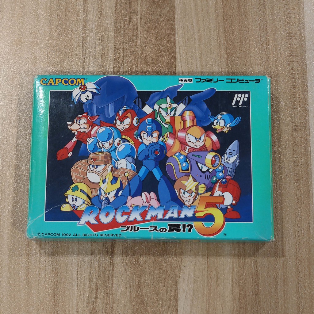 เกม Rockman 5 เครื่อง Famicom / Family Computer / FC / NES | Shopee ...