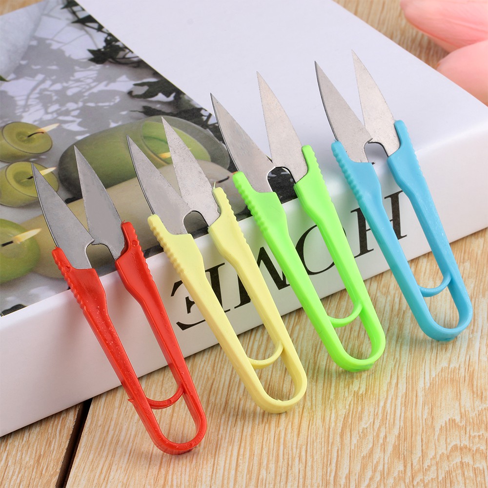 1 ชิ้นสุ่มสแตนเลส Stitch U-Shape ใช้กรรไกร Snip ด้ายตัดสาย Nipper ...