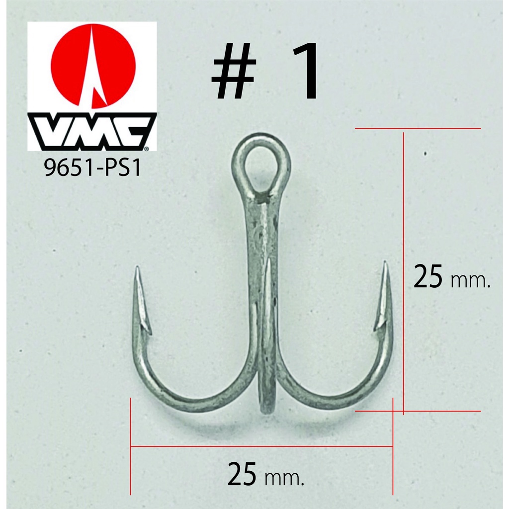 ตัวเบ็ด VMC รุ่น 9651-ps1 สามทาง แข็งแรง | Shopee Thailand