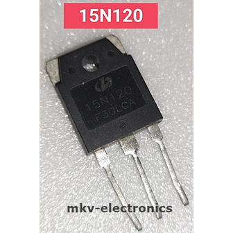 (1ตัว) 15N120 , IGBT 15A 1200V TO-3P มีไดโอดแดมป์ขาC-E (สินค้ามือสอง ...