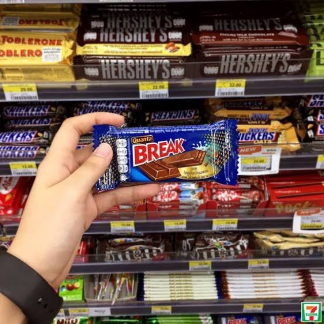 (แพ็ค24ห่อ)ช็อกโกแลต Quanta BREAK 3F | Shopee Thailand
