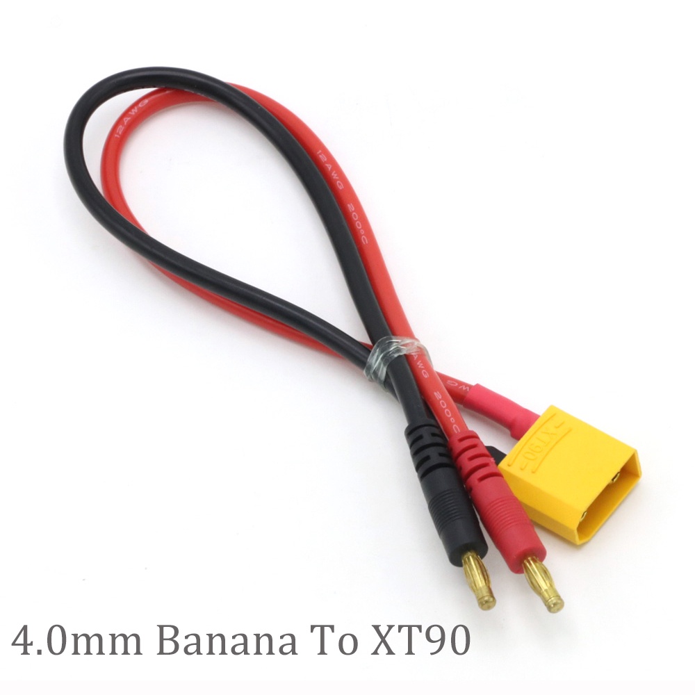 สายชาร์จแบตเตอรี่ 4.0 มม. เป็น Amass Mpx As150 Xt90 Trx Xt60 Ec5 พร้อมซิลิโคน 12Awg 30 ซม. ...