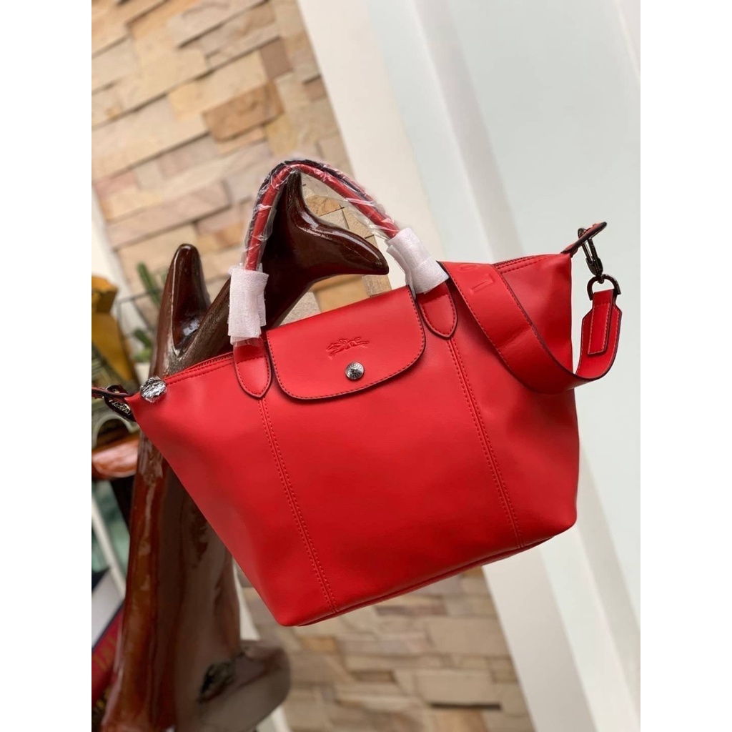 Longchamp LE PLIAGE CUIR TOP HANDLE BAG S | Shopee Thailand