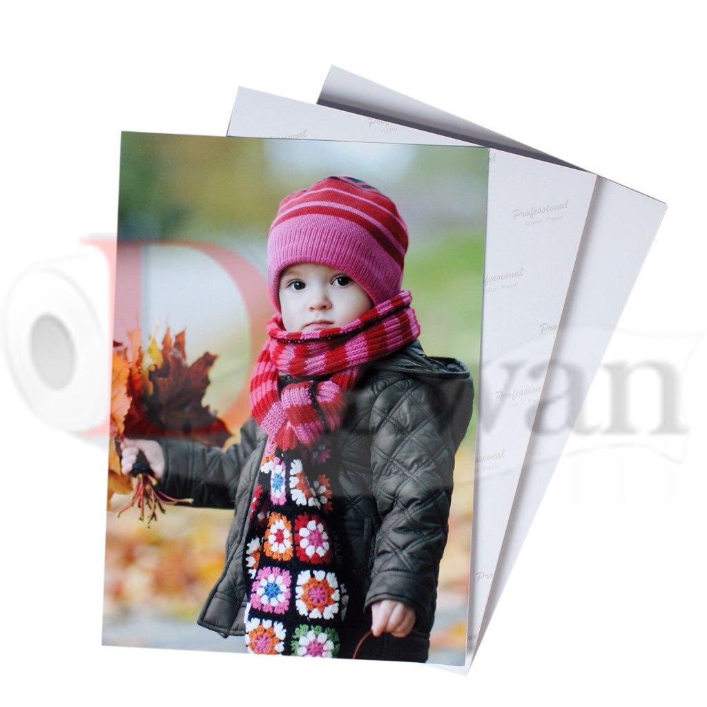 DTawan กระดาษโฟโต้ผิวมัน 4R 4x6 นิ้ว 100 แผ่น 180g.,200g.,230g.,260g. กระดาษพิมพ์ภาพ (เลือกแกรม ...