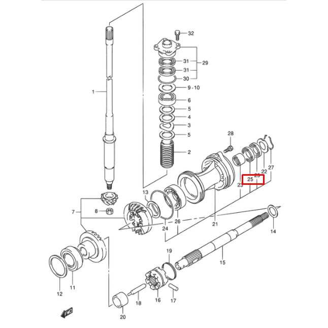 09282-28002-000 SEAL, OIL,28X50X6 ซีลน้ำมัน 28X50X6 เครื่องยนต์เรือซุ ...