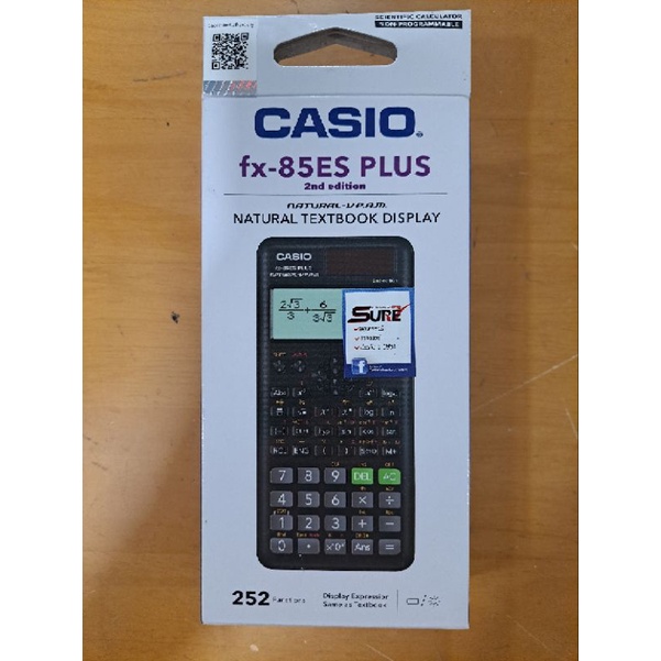 fx-85ES PLUS-2 (2nd Edition) เครื่องคิดเลขวิทยาศาสตร์ Casio ของแท้ ของใหม่ ประกันศูนย์ | Shopee ...
