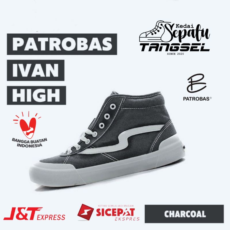 Patrobas Ivan High Charcoal ของแท้ 100% | Shopee Thailand