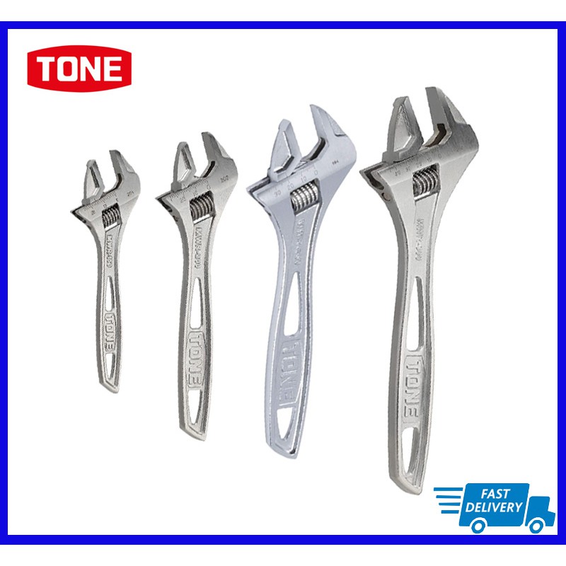 Tone Adjustable Wrench MWR ประแจปากเลื่อน ขนาด MWR150(0-20),MWR-200(0 ...
