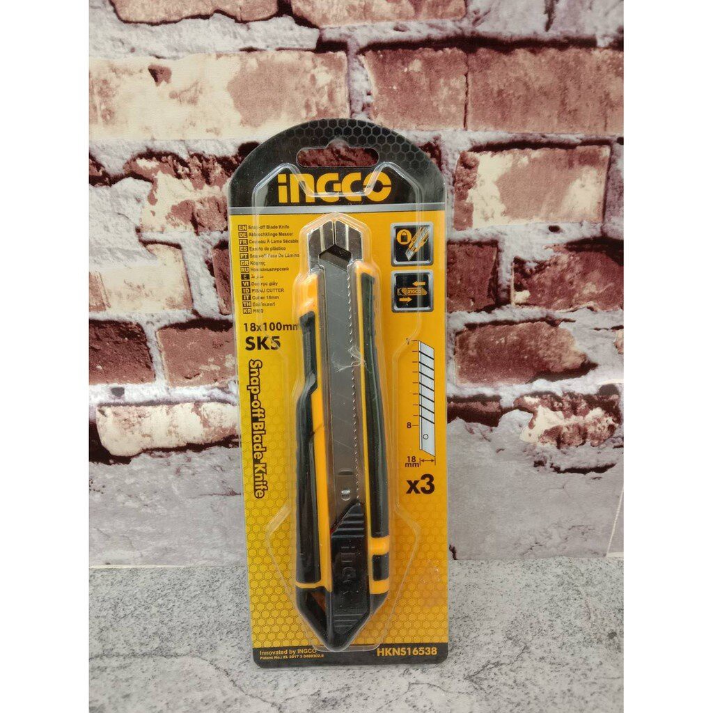 มีดคัตเตอร์ INGCO รุ่น HKNS16538 | Shopee Thailand
