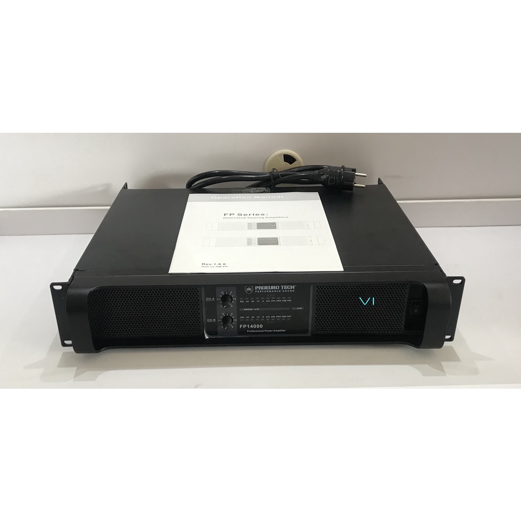 Proeurotech FP14000เพาเวอร์แอมป์ กำลังวัตต์ 2350วัตต์ ต่อข้างที่ 8โอห์ม ของแท้ | Shopee Thailand