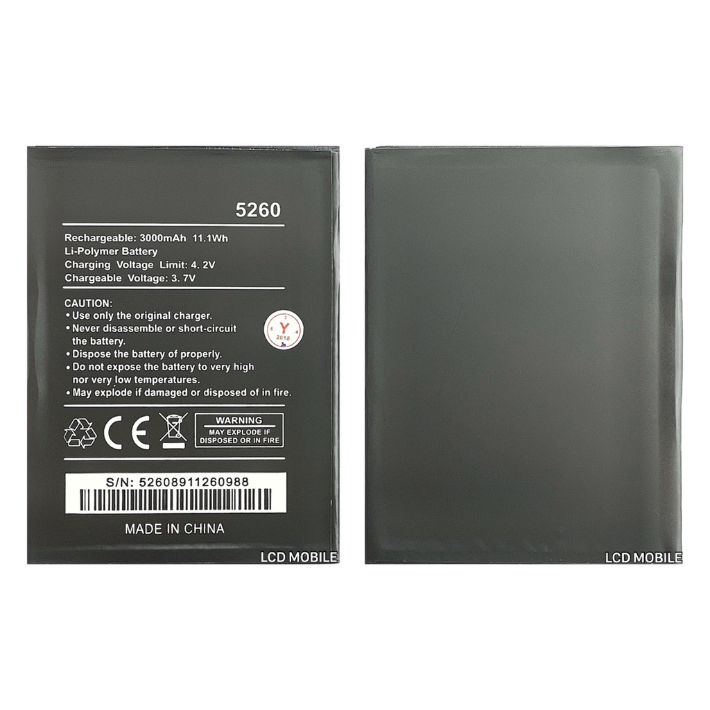 แบตเตอรี่ | Wiko Pulp Fab 4G (5260) | Phone Battery | LCD MOBILE ...