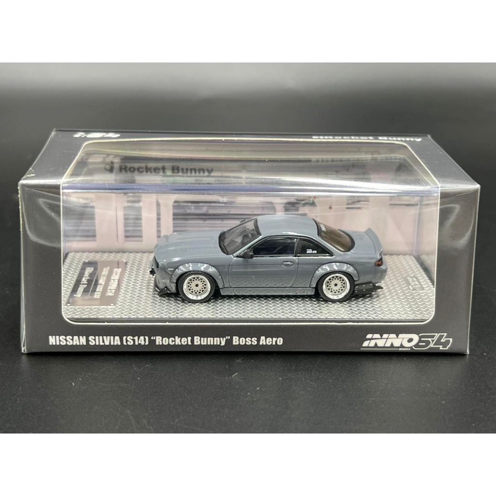 INNO64 / NISSAN SILVIA S14 ROCKET BUNNY BOSS AERO Grey | Shopee Thailand